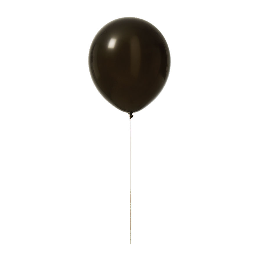 Ilmapallo musta - Hauskakauppa.fi verkkokauppa