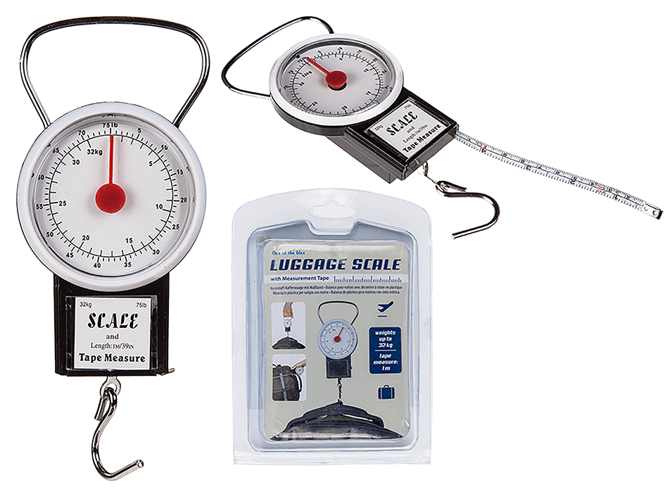 Matkalaukku puntari ja mitta - Hauskakauppa.fi verkkokauppa